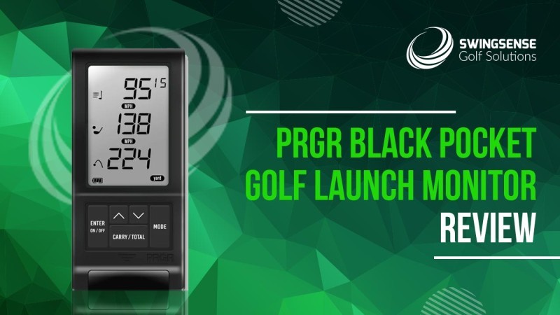PRGR Black Pocket Golf Launch Monitor Review : Quality Launch Monitor ...