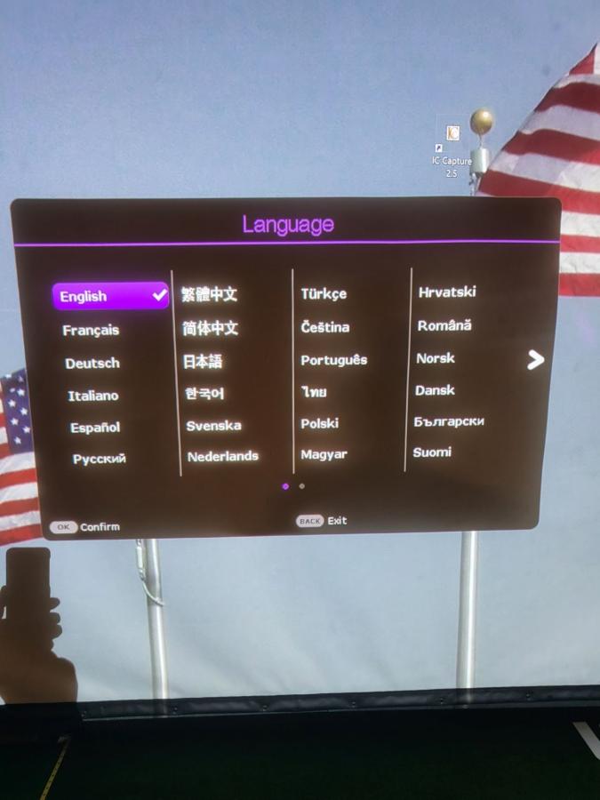 need help with BenQ LK936ST - menu // factory reset - Golf Simulator Forum